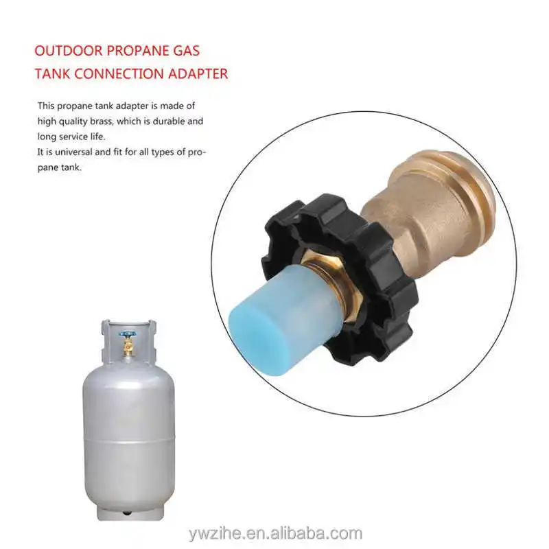 50LB Gas Cylinder Pressure Reducing Valve Adapter Universal Fit Propane ...