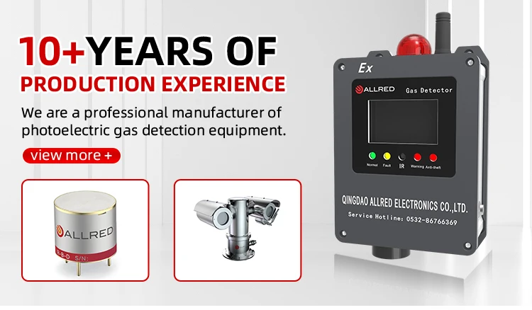 Petrochemical Industrial Ir Sensor Lora Signal Magnetic Gas Detector ...