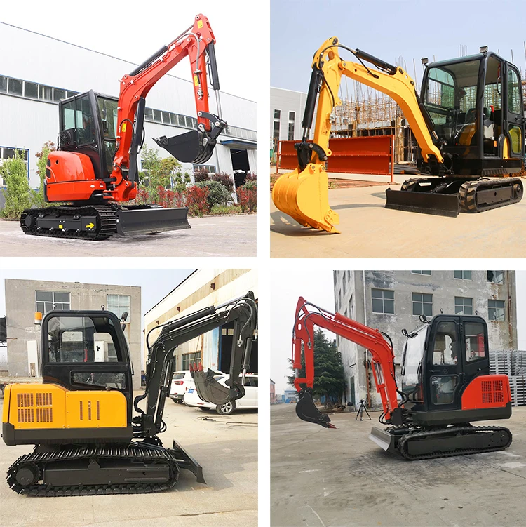 Cheap Mini Excavators With Cabin 2 Ton 3.5 Ton 3 Ton Mini Excavator For ...