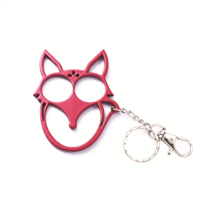 Multi-function Portable Cute Girl Fox Keychain Alloy Ladies Bag ...