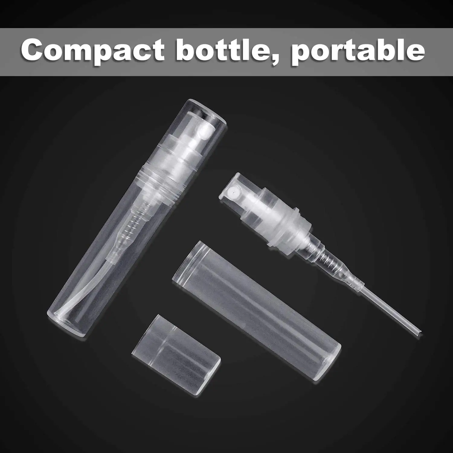 Yves New Design All Plastic Material Test Bottle Perfume Atomizer In ...