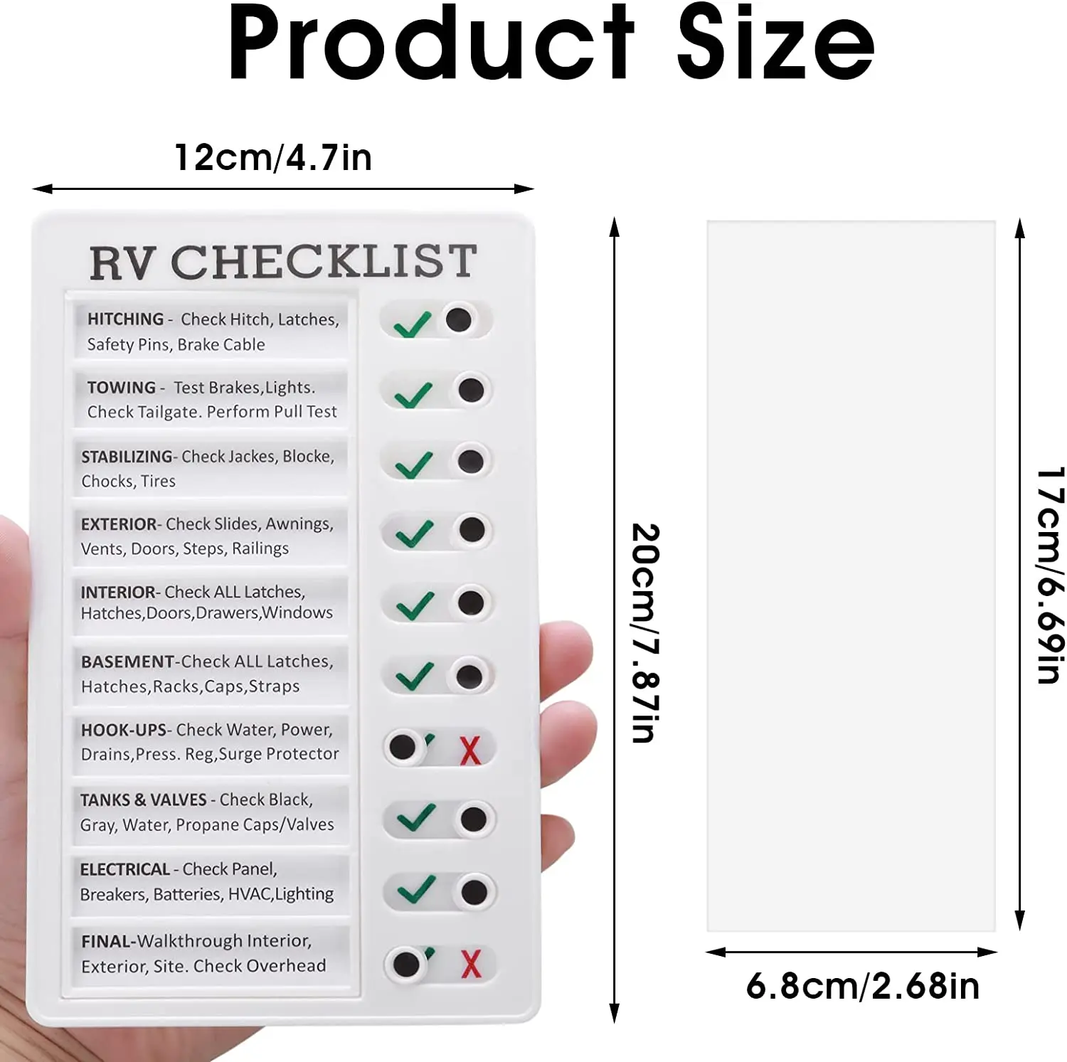 Checklist Memo Board Chores Checklist Task Board Portable Daily Affairs Checklist For Travel ...