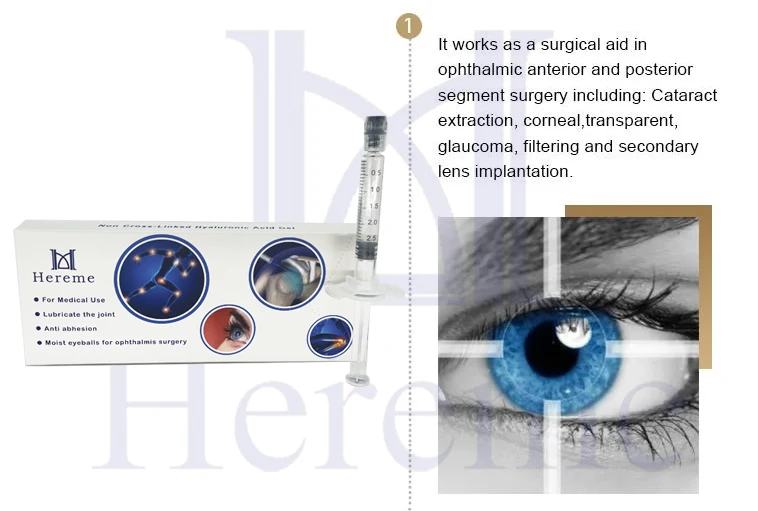 Heremefill Non-Crosslinked Hyaluronic Acid CE Certification Knee Joint ...