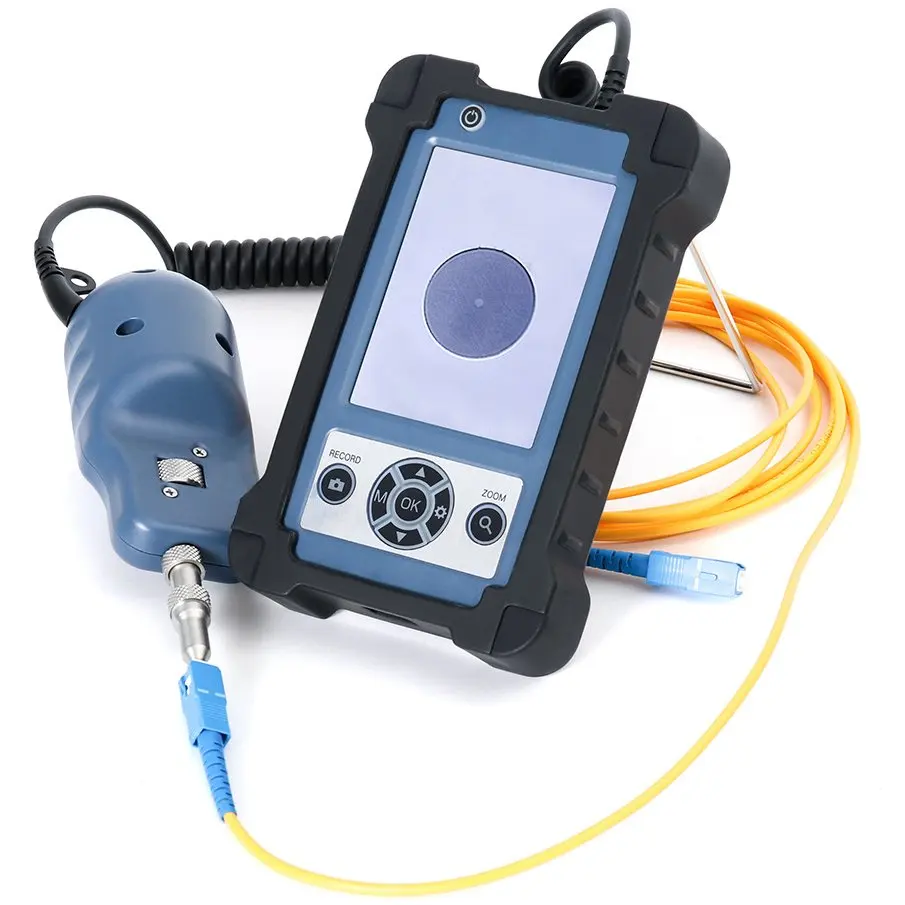Ftth 400x Optical Fiber Microscope Handheld Fiber Endface Detector Exfo End Face Inspection