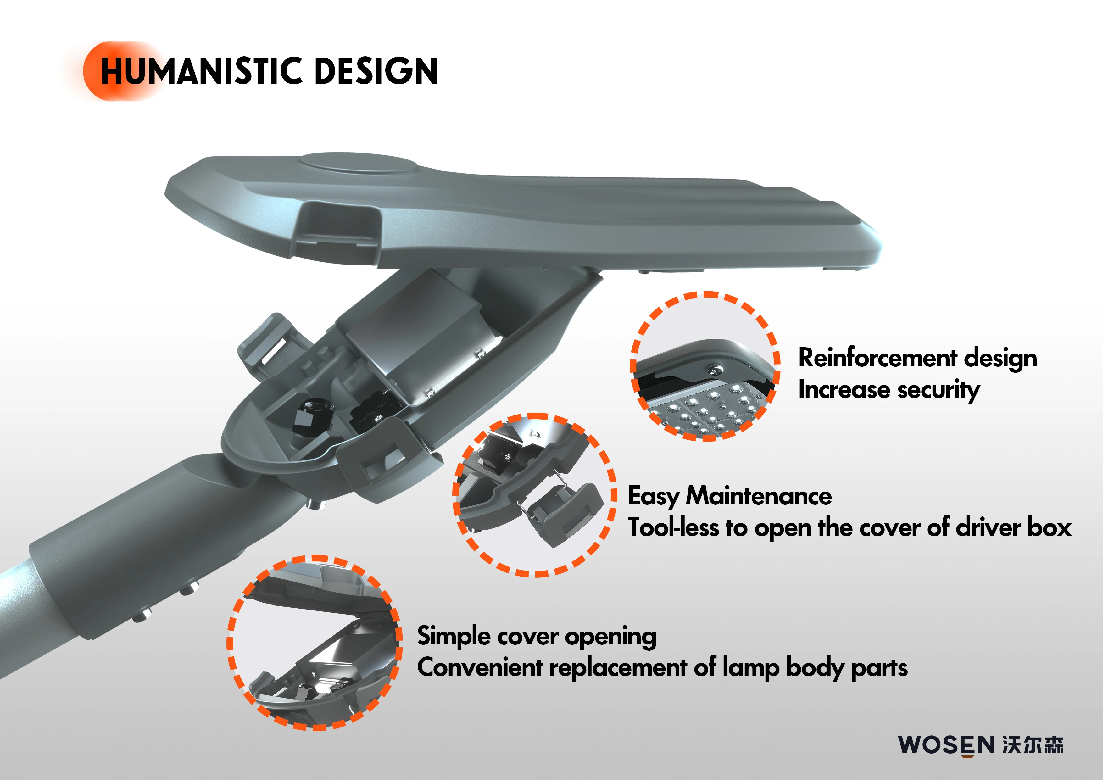 Outdoor Street Lamp Road Lighting Ip67 Waterproof Garden 50w 100w 150w ...