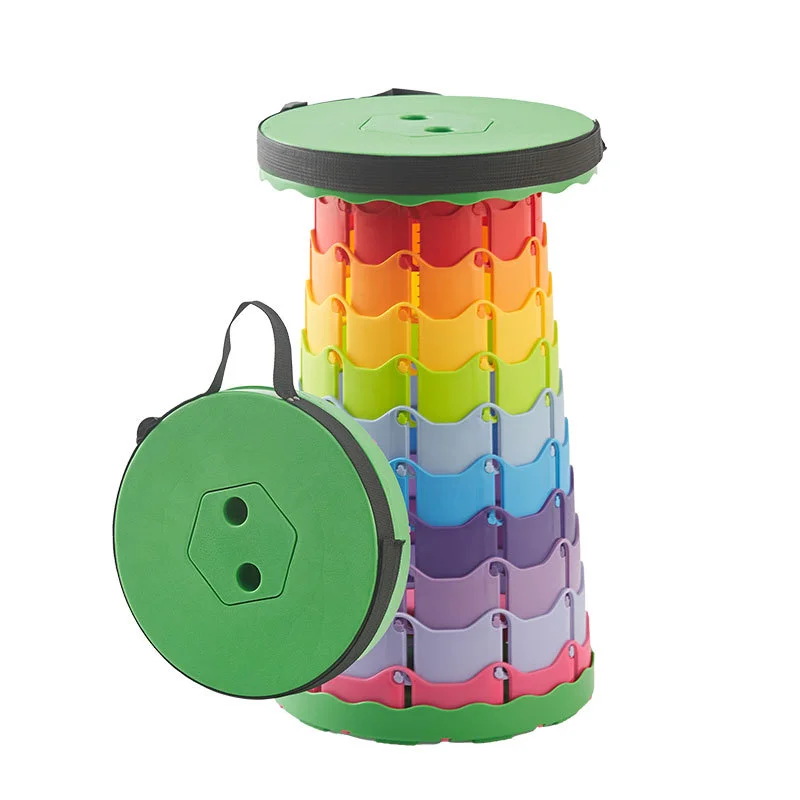 Folding Portable Telescopic Stool Plastic Collapsible Retractable Stool ... Folding Portable Telescopic Stool Plastic Collapsible Retractable Stool ...