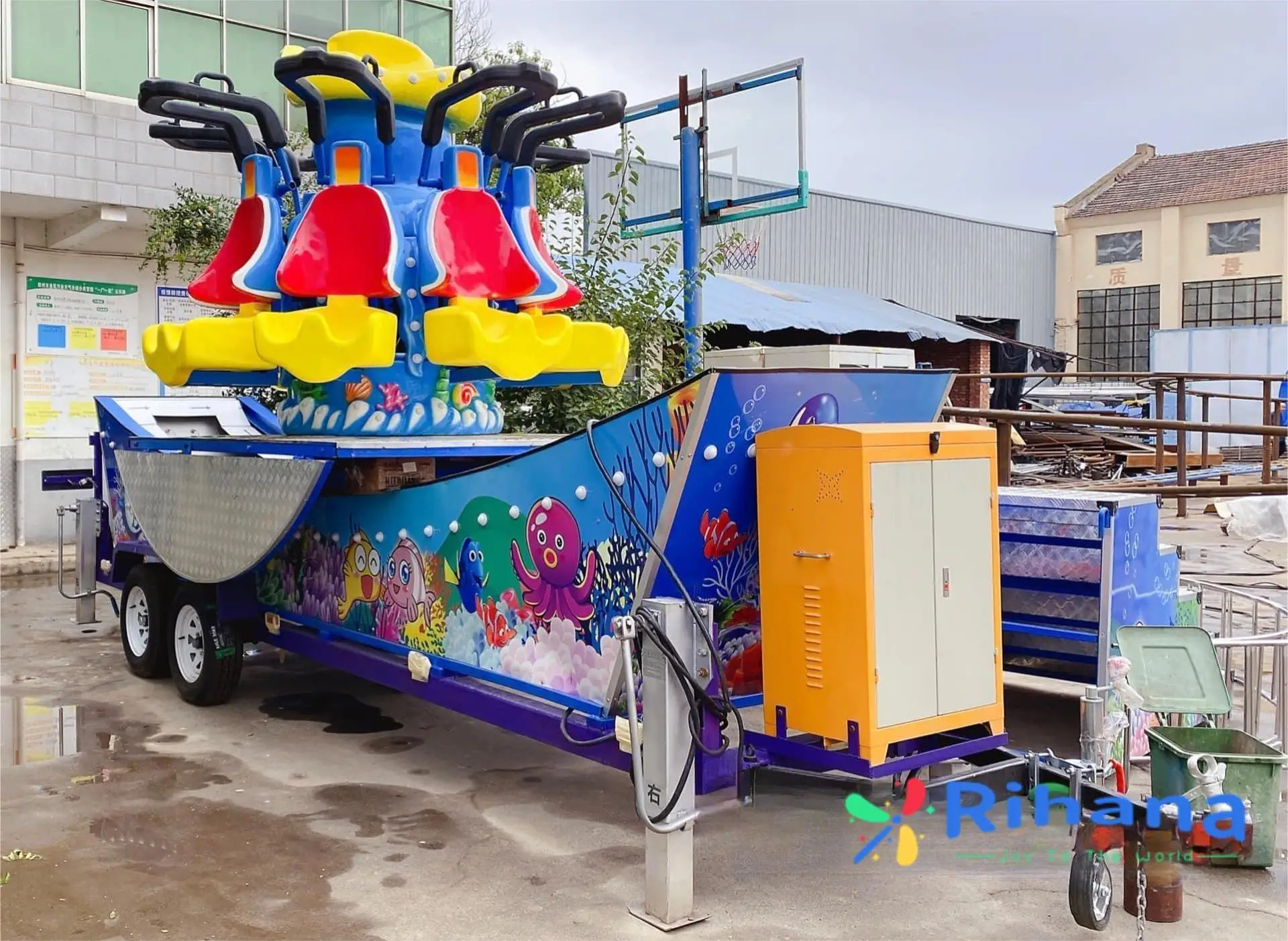 Newest Design Trailer Flying Car Carnival Games Kids Popular Amusement ...