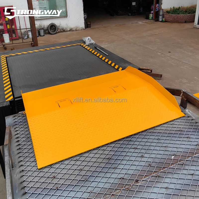 Heavy Duty Steel Dock Plate Ramp Board Forklift Trailer Dock Loading ...