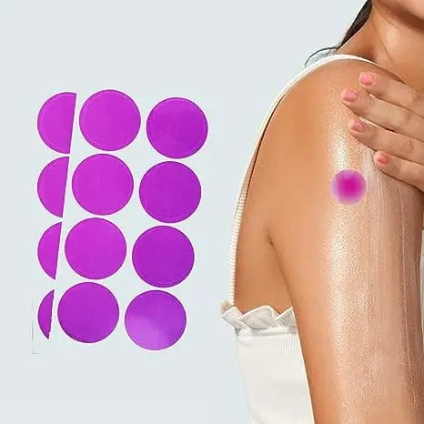 Custom Uv Discoloration Sticker Sunscreen Uv Damage Skin test Sticker ...