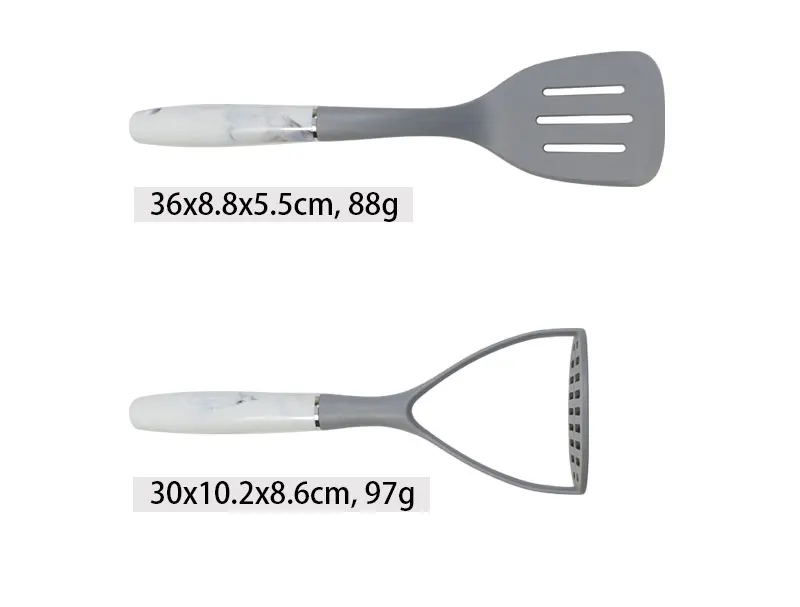 6 Pieces Kitchen Utensil Set Heat Resistant Cooking Tools Nylon ...