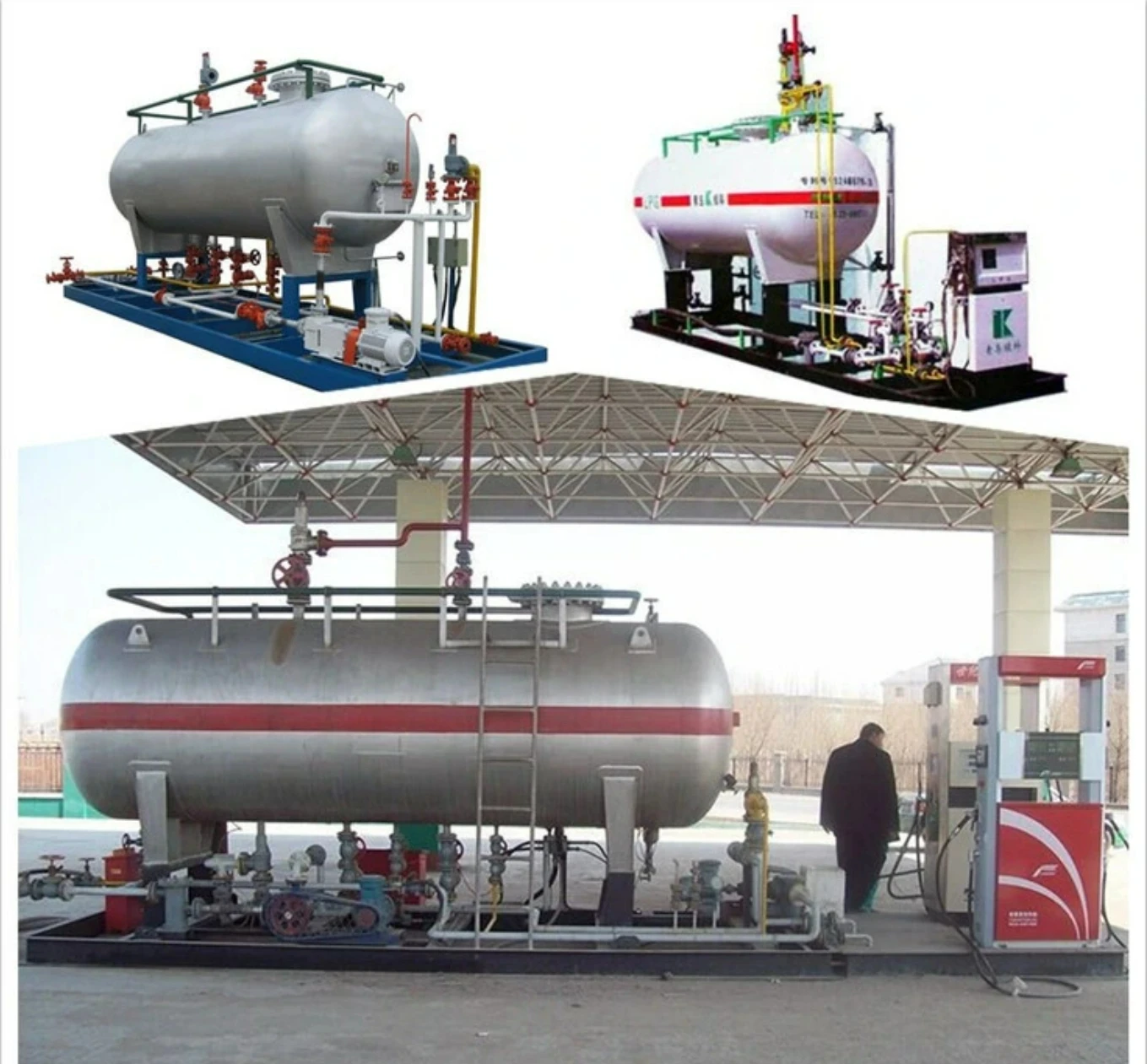 Horizontal 60cbm Propane Gas Storage Tank 30mt Lpg Stationary Storage ...