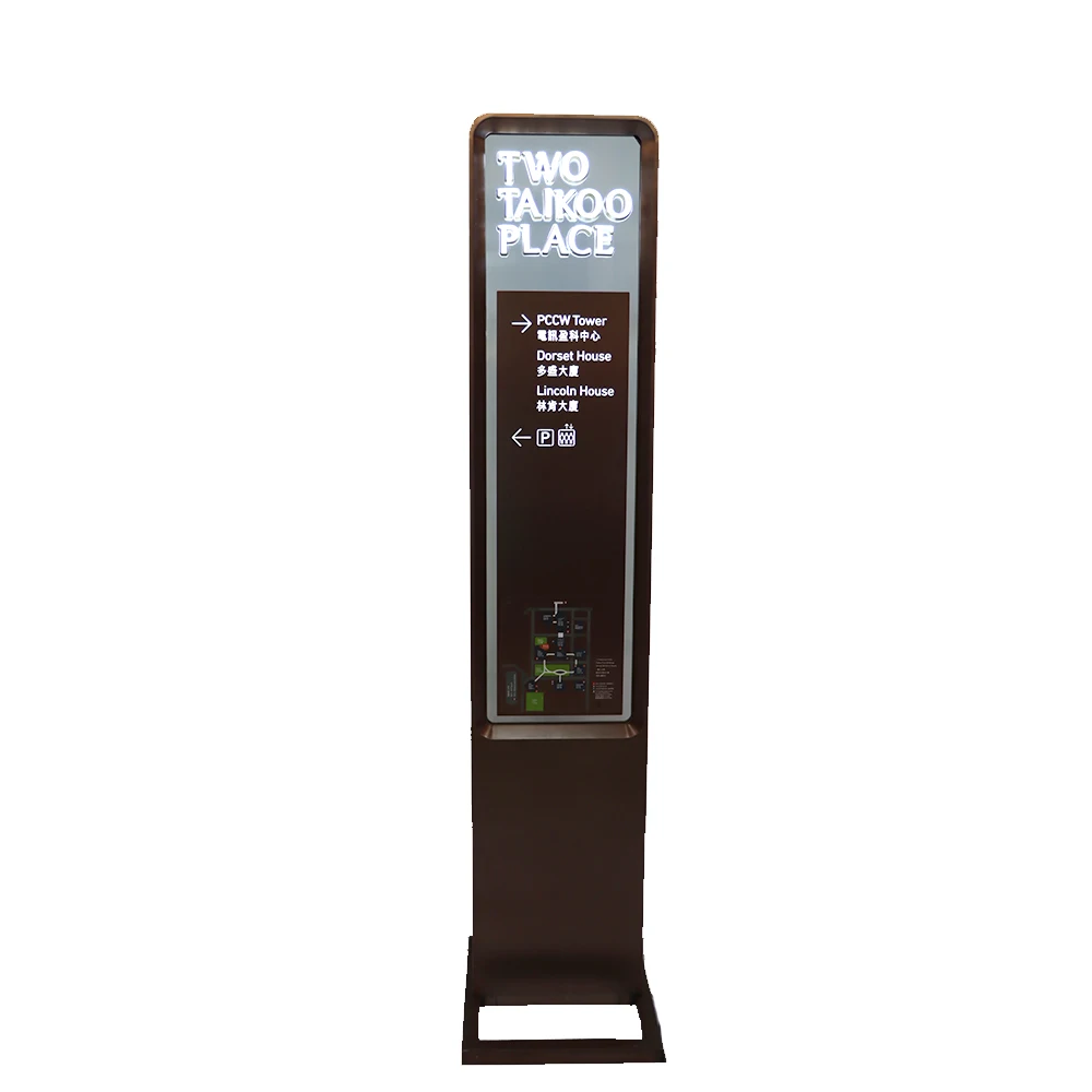 Outdoor Wayfinding Standing Signage Direction Guide Sign Wayfinding ...