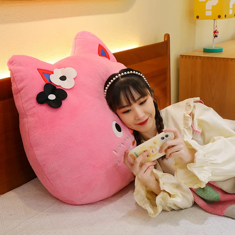 Pok Dot Cat Doll Cute Pok Dot Cat Pillow Cushion Plush Toy Sleeping ...