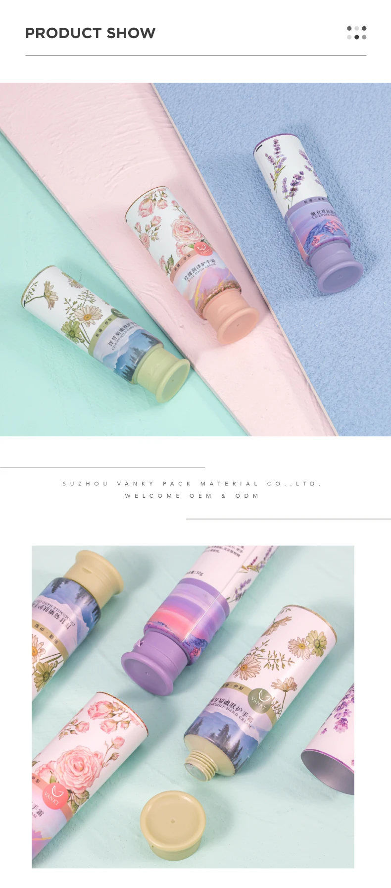 Customized Printing 30g Fillable Cosmetic Lotion Cream Frosted Round ...