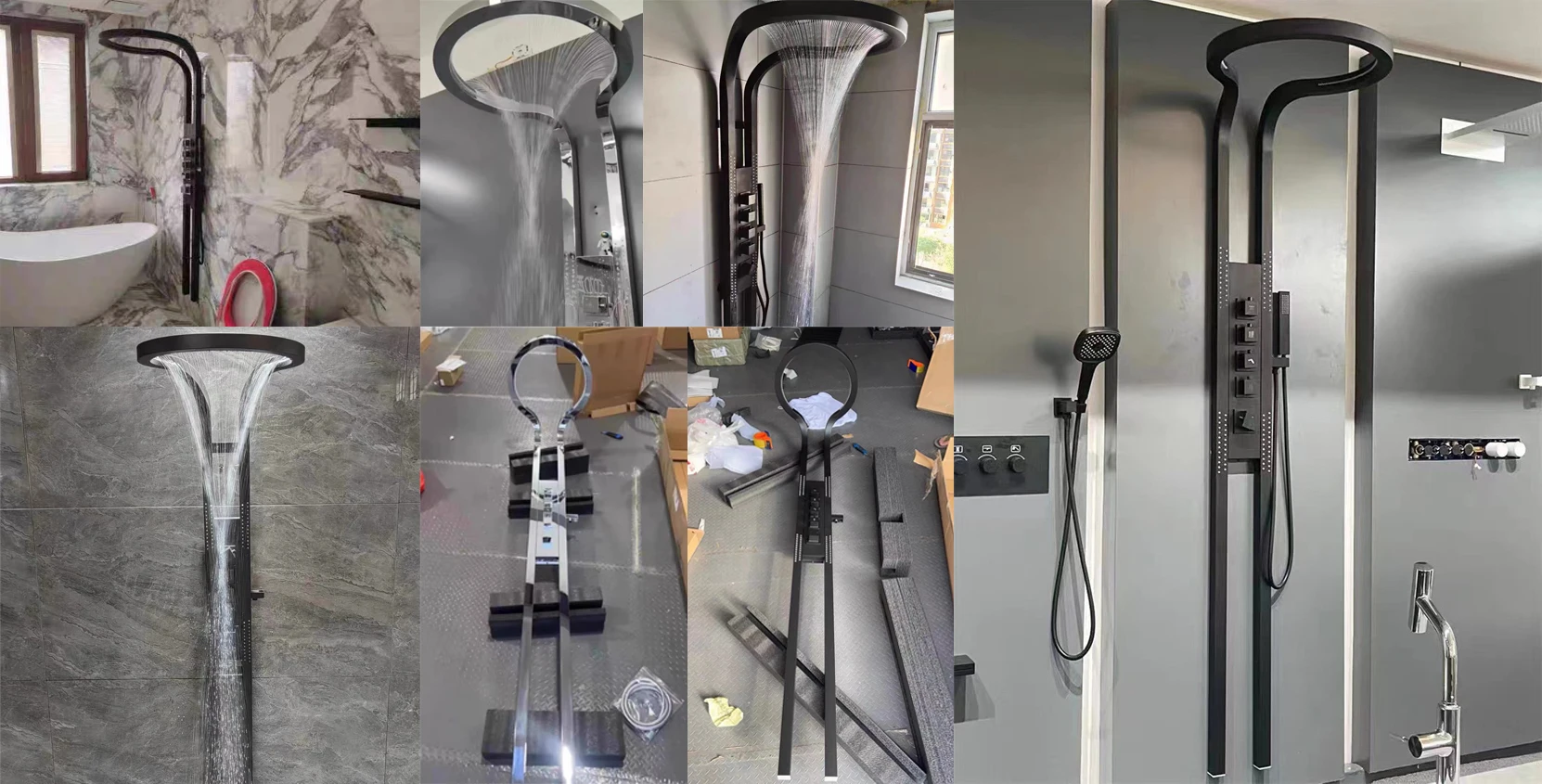 Luxury Rain Shower - High Pressure Waterfall Set