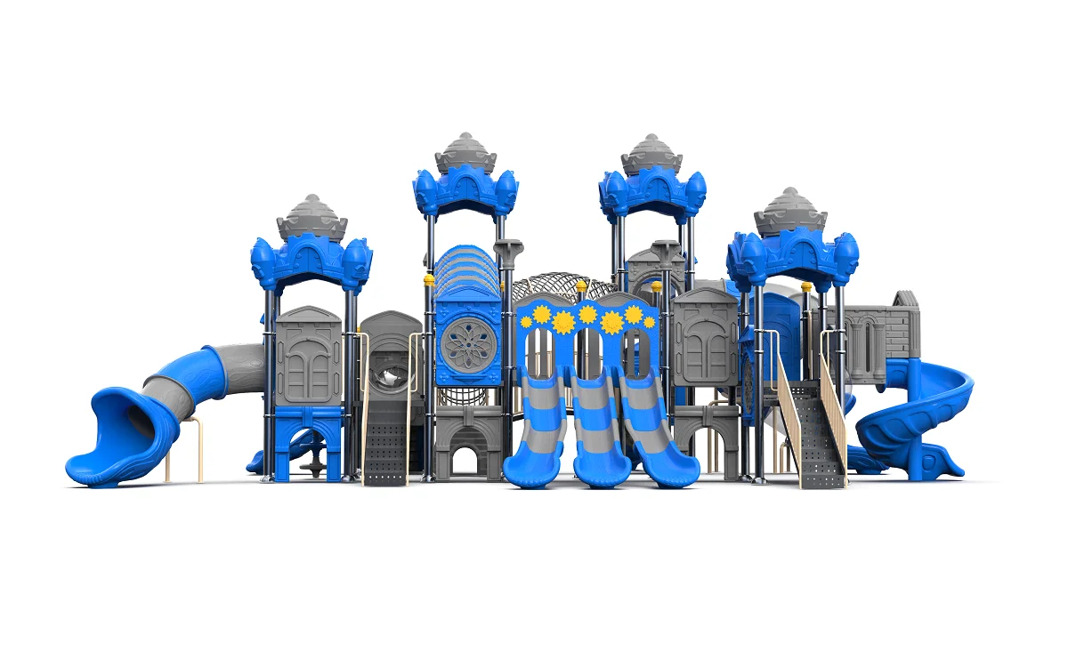 Large Kids New Combination Slide Outdoor Large Playhouse Children Bule ...