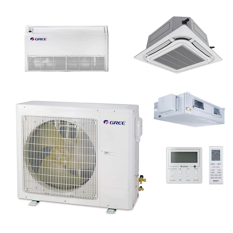 Gree air conditioning system with duct cassette floor ceiling indoor ...