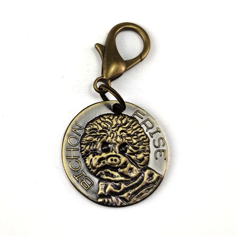 Zinc Alloy Dog Name Label Carving Blank Dog Id Label Customized Metal ...