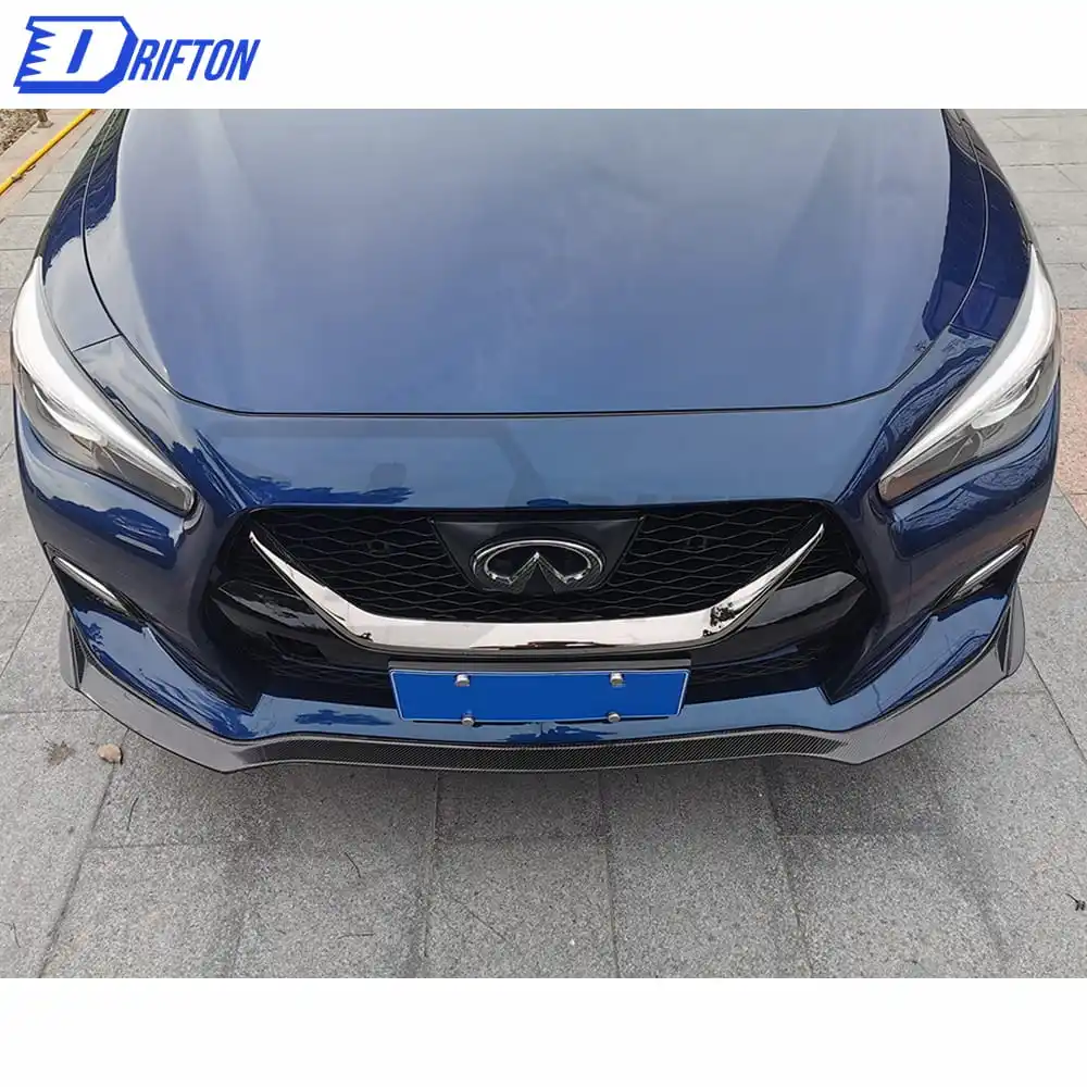 Var Style Glass Fiber Front Lip for INFINITI Q50 400R