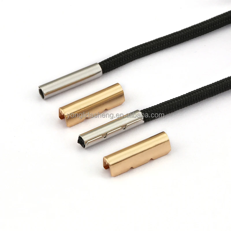 Engraved Logo Metal String Tips/metal Lace Tips /belt Metal Tip End On ...