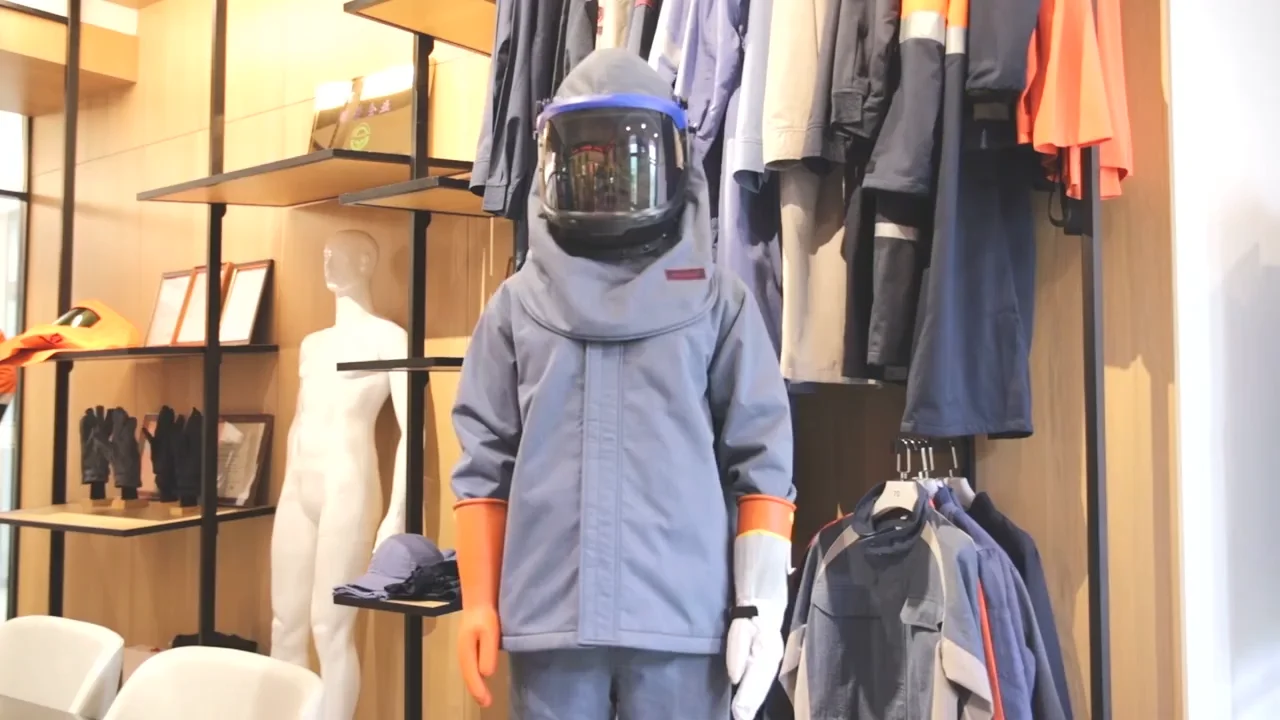 Electrical High Voltage Arc Flash Ppe Suit Safety Suit 40 Cal - Buy Arc ...