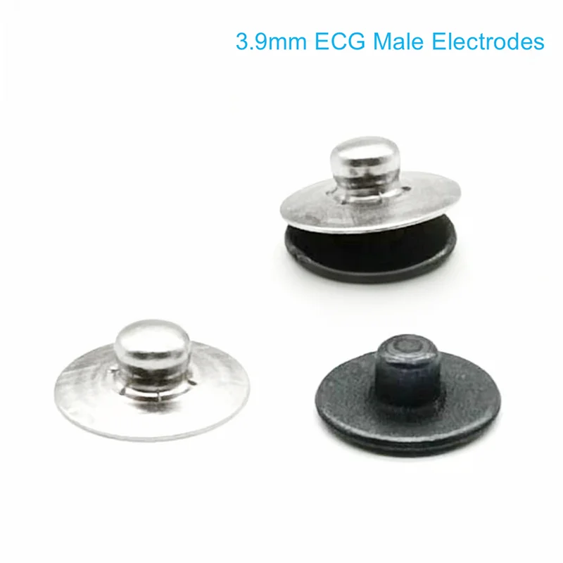 3.9mm Medical Disposable ECG Electrode Snap Conductive Snap Silver ...