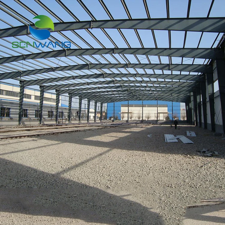 Curved Roof Design Structural Steel Shed for Warehouse Metal Building ...