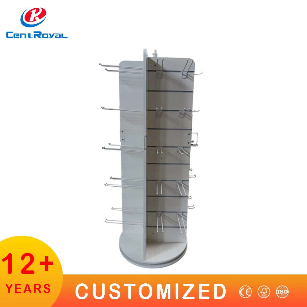 4 Sided Keychain Spinning Slatwall Display - Centroyal