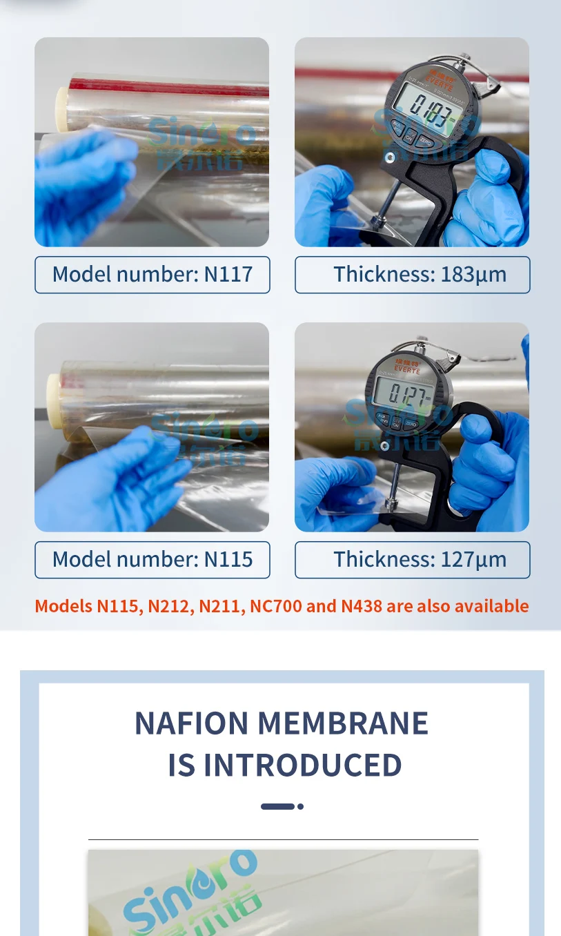 Sinero N117 N115 Proton Exchange Membrane For Hydrogen Fuel Cells - Buy ...