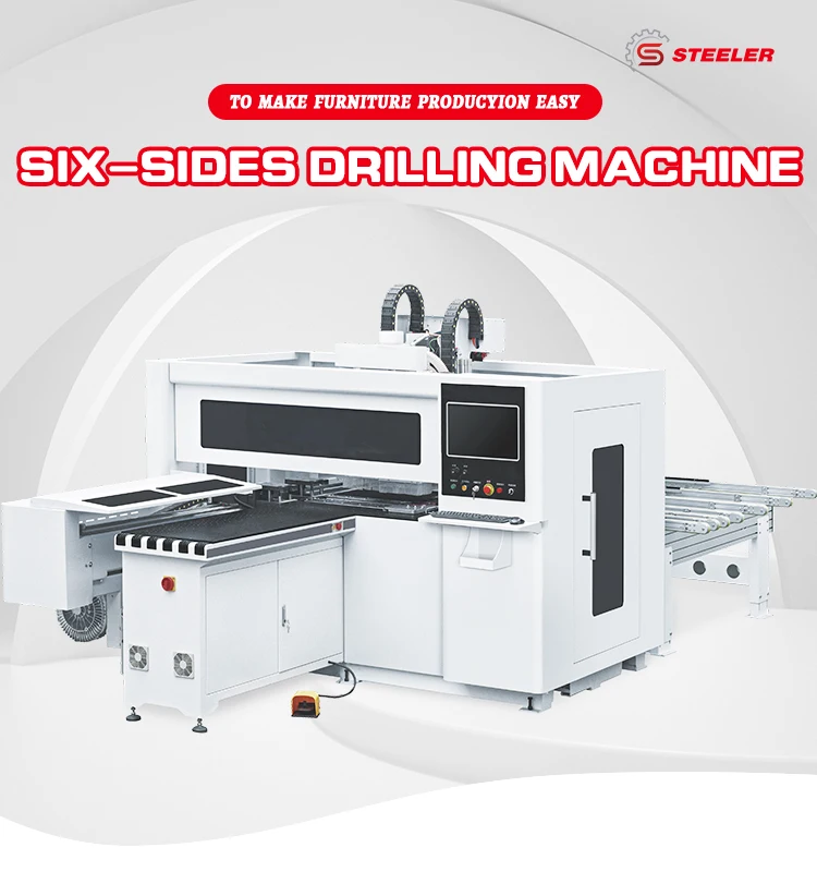 6 Sides Cnc Hole Drilling Machine For Wood - Buy Six Side Drilling ...