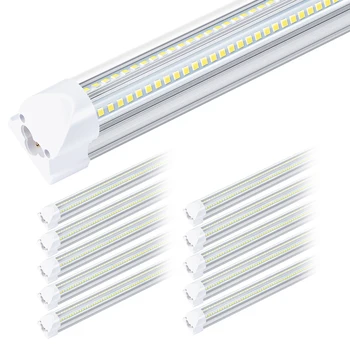 50w 100w 4ft 8ft V Shape Integrated T8 Led Tube Light Shop Lighting Led ...