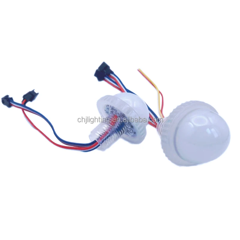Programmable IP65 Landscape Carnival Cabochon Milky White Shell RGB ...