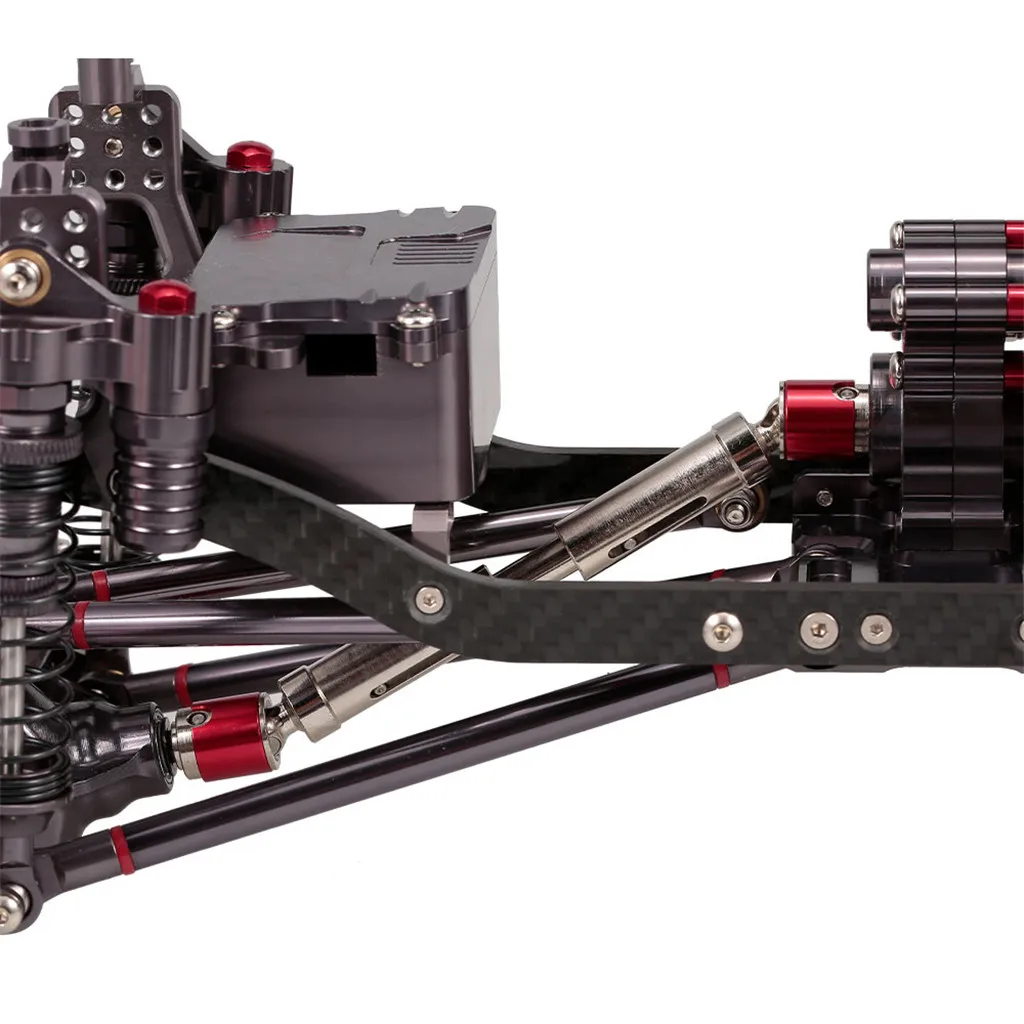 CNC All Aluminum Chassis Kit for 1/10 RC Truck & Crawler