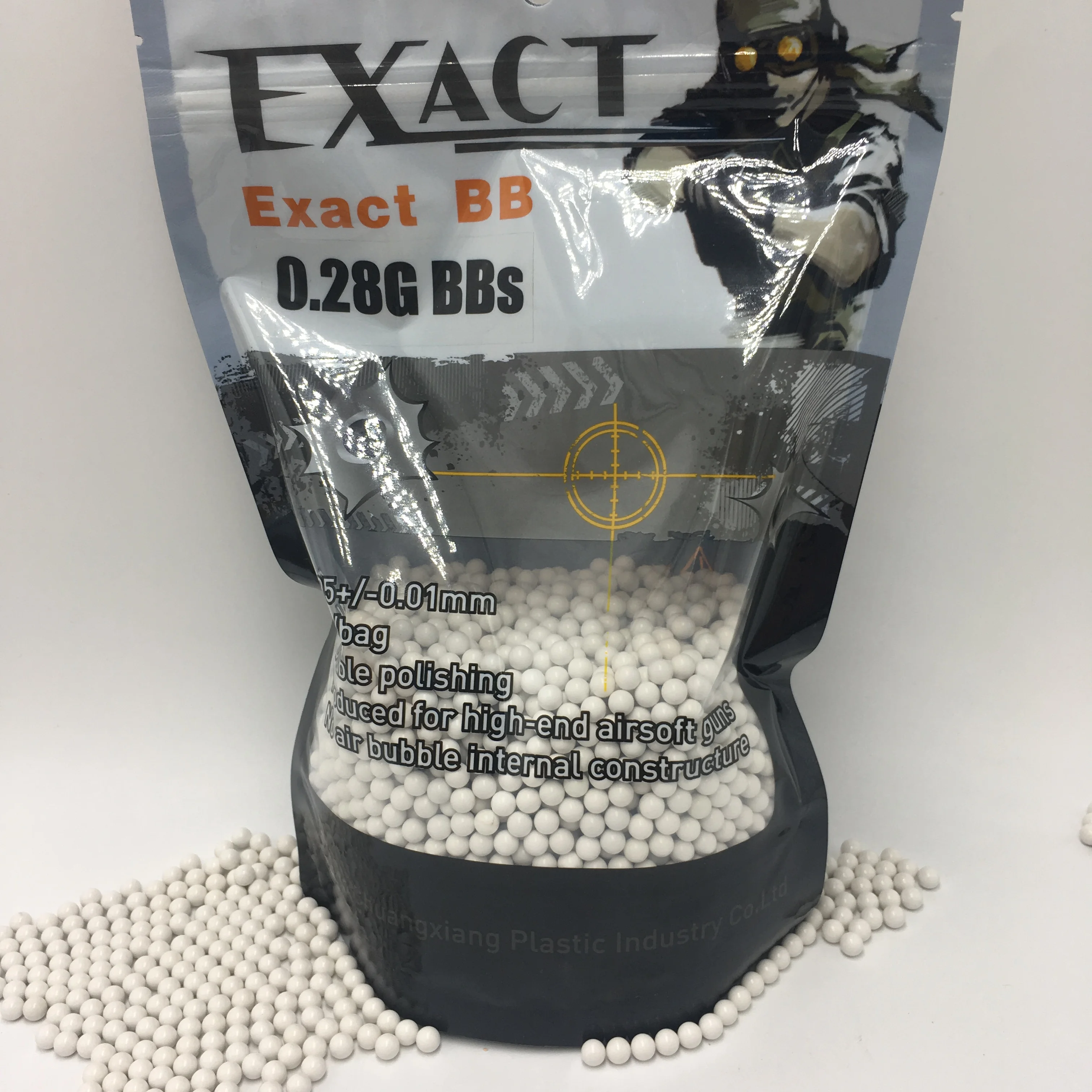 Cyma 6mm Plastic BB Ball - 0.28g Eco-Friendly War Game Bullet