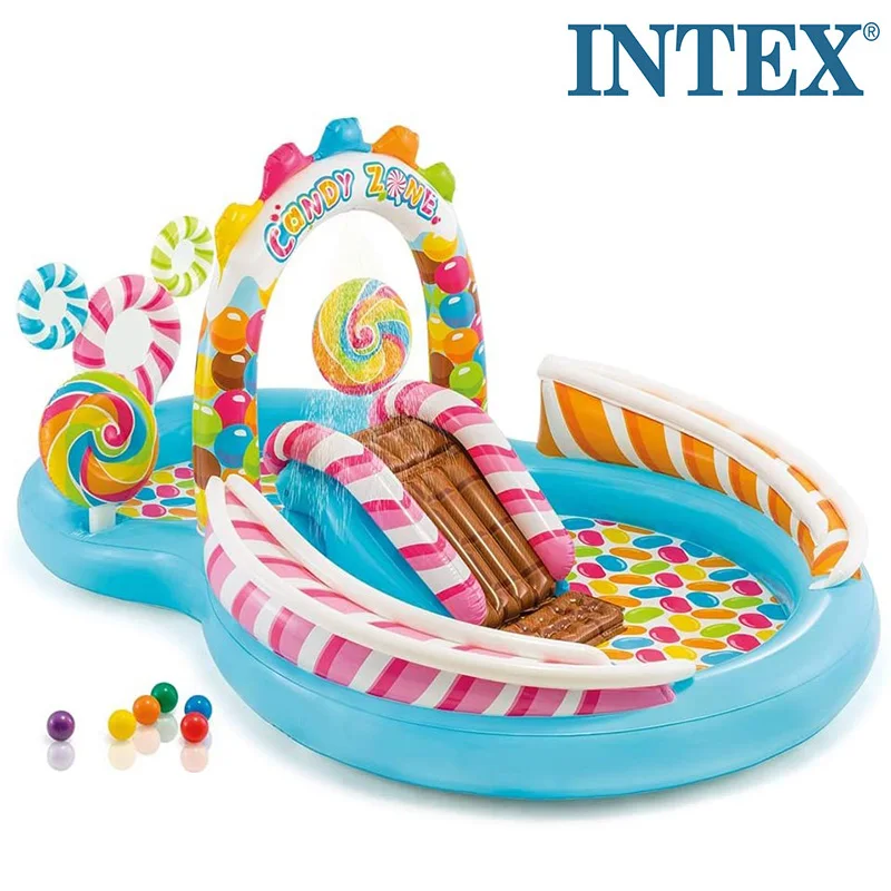 Intex 57149 Intex Candy Zone Inflatable Play Center Water Park ...
