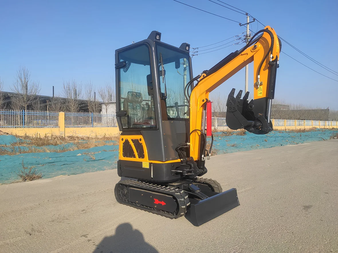Earth Moving Machine 1200kg Hydraulic Excavator 1.2ton Mini Digger With ...