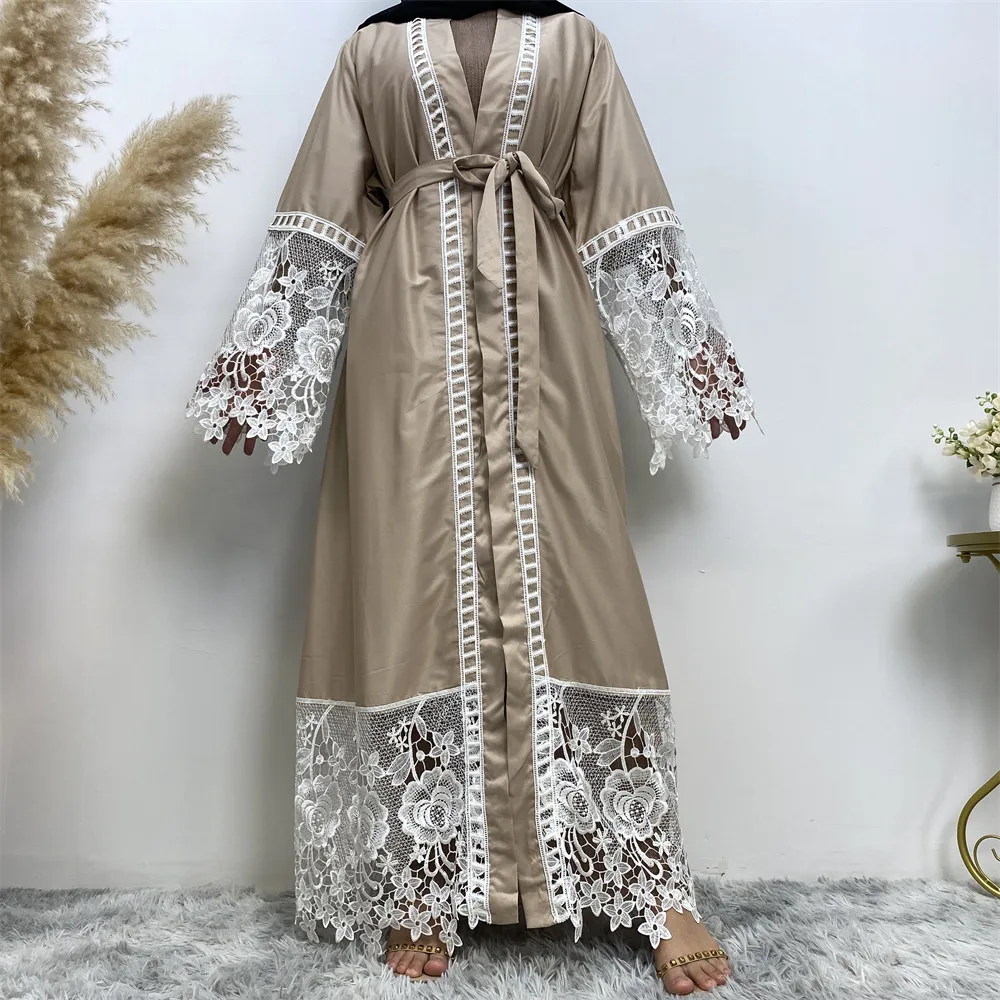 Fashion Summer Islamic Clothing Women Muslim Abaya Maroc Embroidered ...