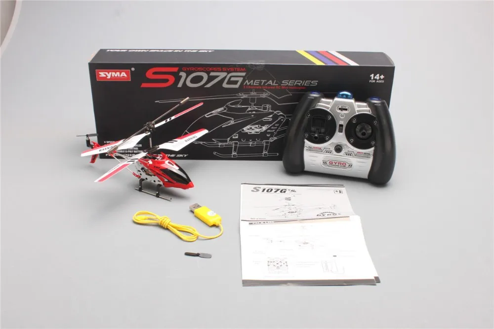 Original Syma S107g Mini Rc Helicopter 3ch Remote Control Helicopter Drone Aircraft Radio ...