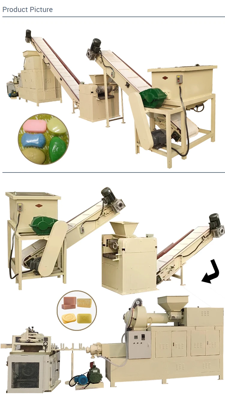 1000KG Laundry Toilet Bar Soap Making Machine Price Bath Soaps Stamping ...