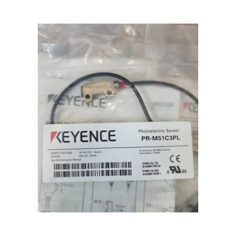 Keyence Mini-slim Transmissive M8 Connector Type 1.2m Pr-m51c3pl Self ...