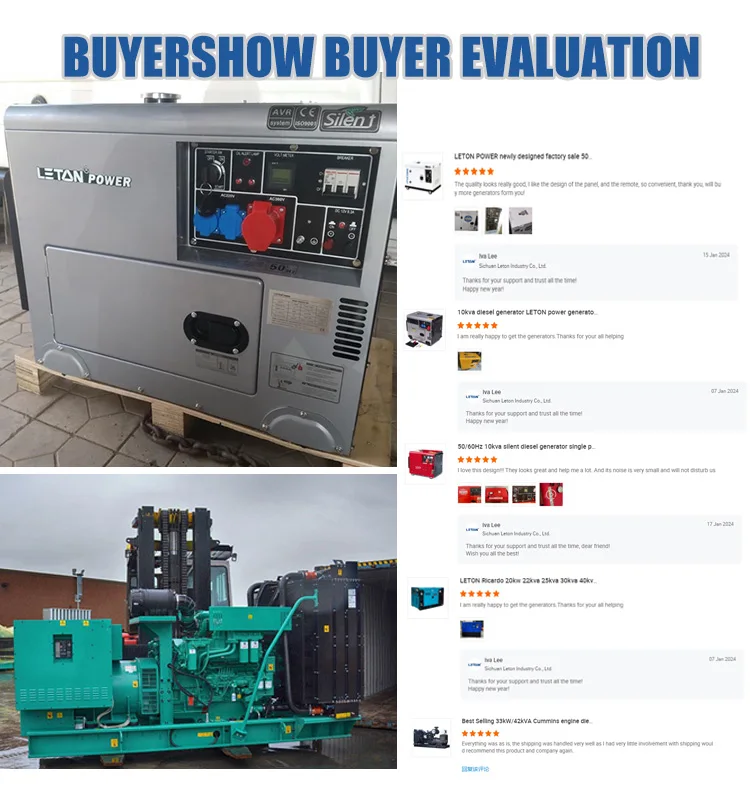 LETON Power Cummins Diesel Generator Sets - Reliable & Efficient