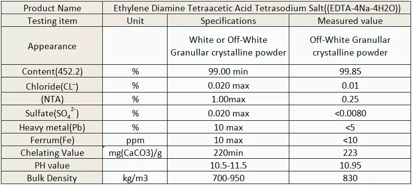 High Quality Edta Price Industrial Grade Edta-4na Disodium Edta 2na ...