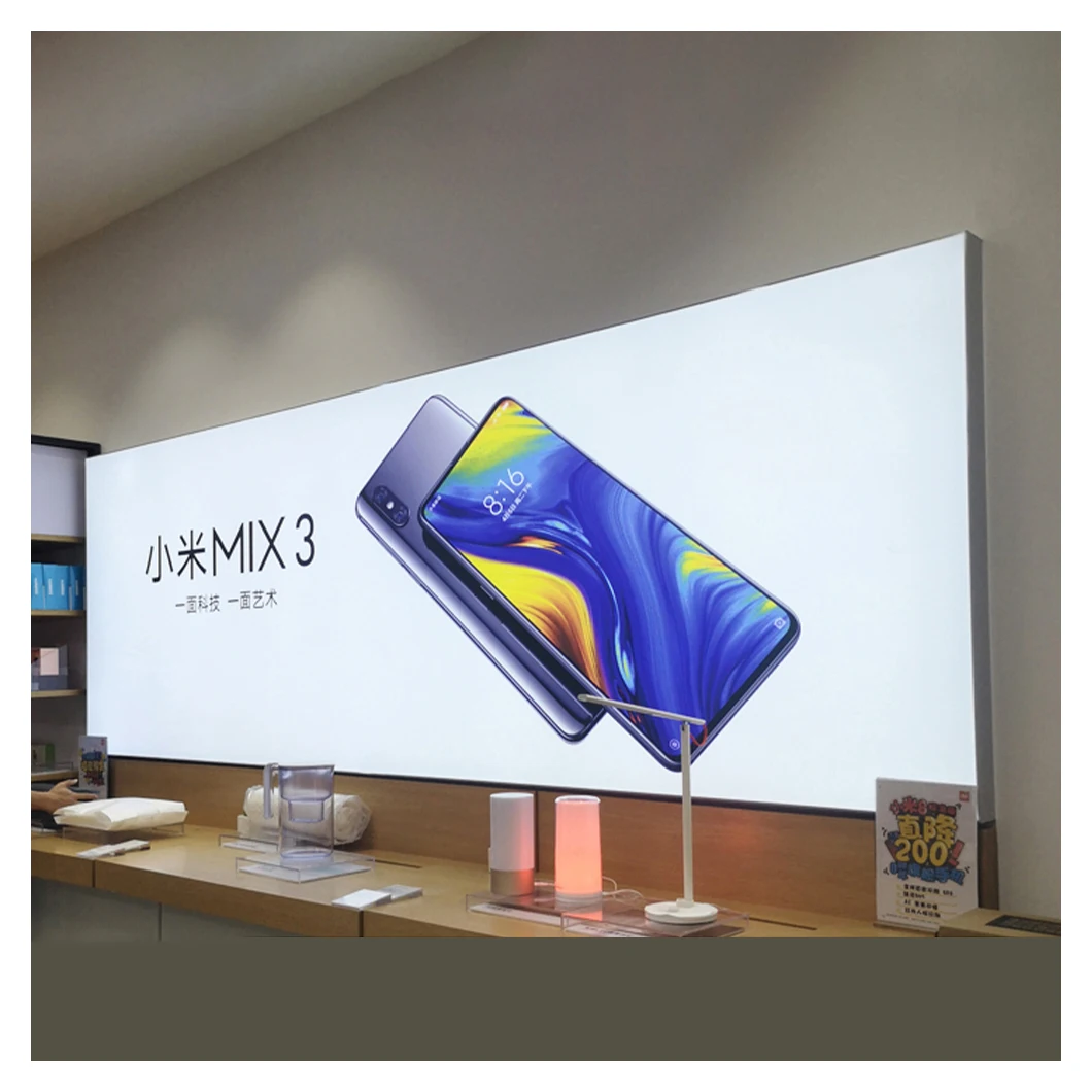 Custom Lightbox Fabric Banner Backlit Light Boxes For Store Exhibition ...