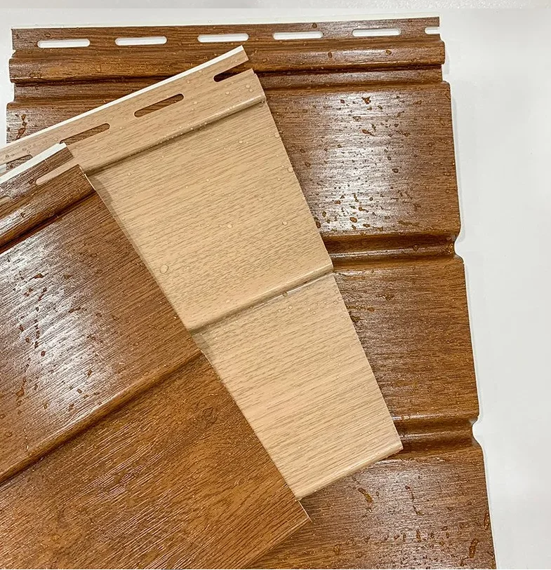 Wooden Series PVC Soffit & Eave Fascia Vinyl Siding Panels