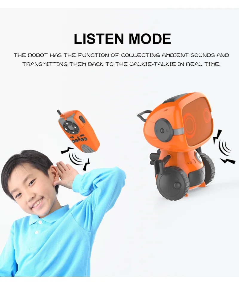 2.4g Remote Control Intercom Robot Funny Remote Control Robotic Rc Toys ...