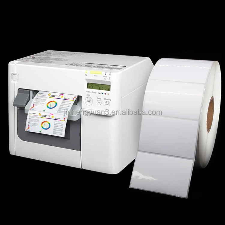 Custom Size Inkjet Gloss Label White Inkjet Label PP Inkjer Paper Roll ...