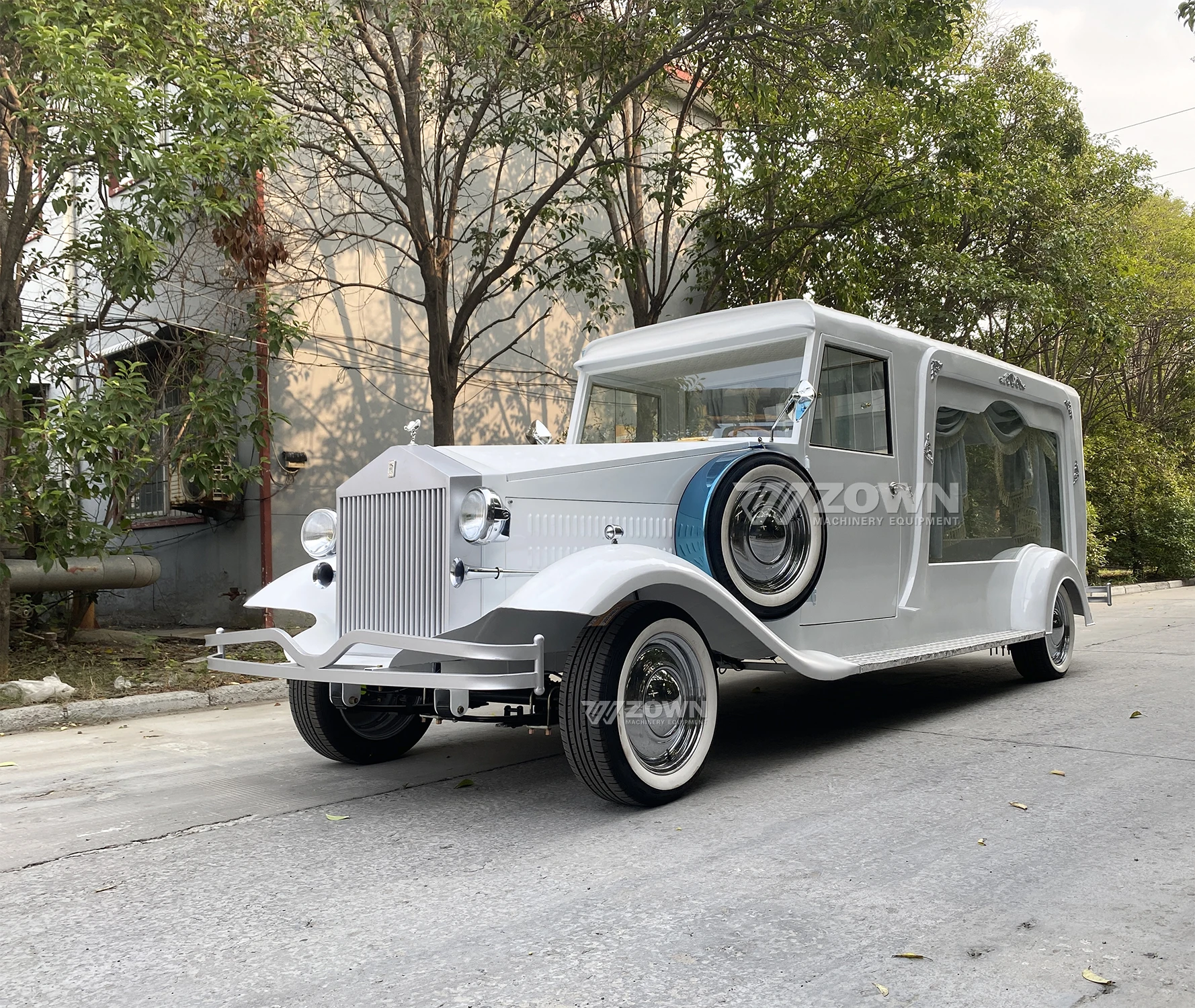 CE Certified Electric Funeral Car Hearse Trailer High Quality Coffin ...