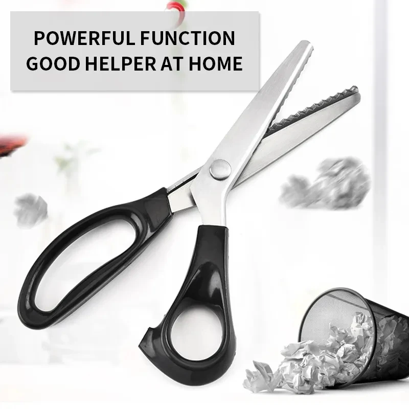 Professional Handheld Dressmaking Shears Comfort Grips Scissors Zigzag ...