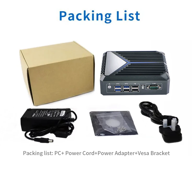 Low Power Pxe Boot Thin Client 3 Lan Onboard J6412 Quad Core Processor ...