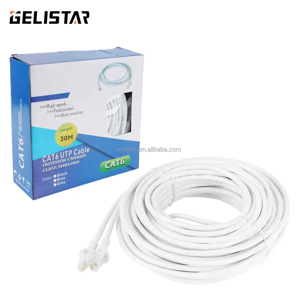 Cat6 Plenum Cable Certified Cmp Rated Lan Cable 23awg Utp Cat 6 ...